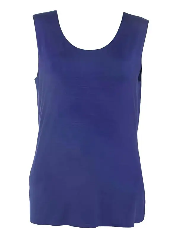ARMANI Vintage Round-neck Top - Blue