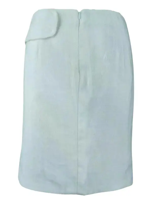 Emporio Armani Zip Fastening Skirt - White