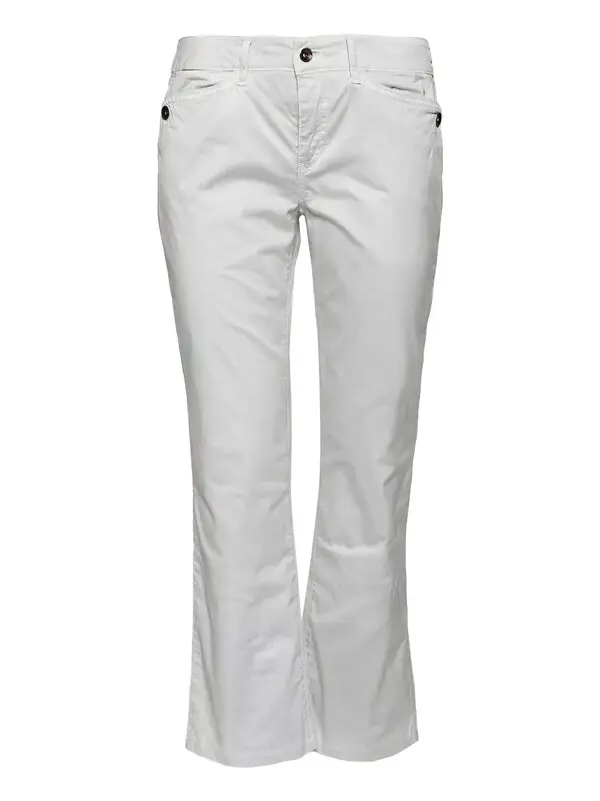 Emporio Armani Four-pocket Trousers - White