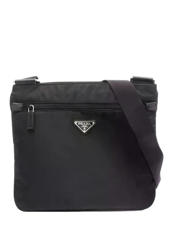 Prada 2010s Re-nylon Shoulder Bag - Black