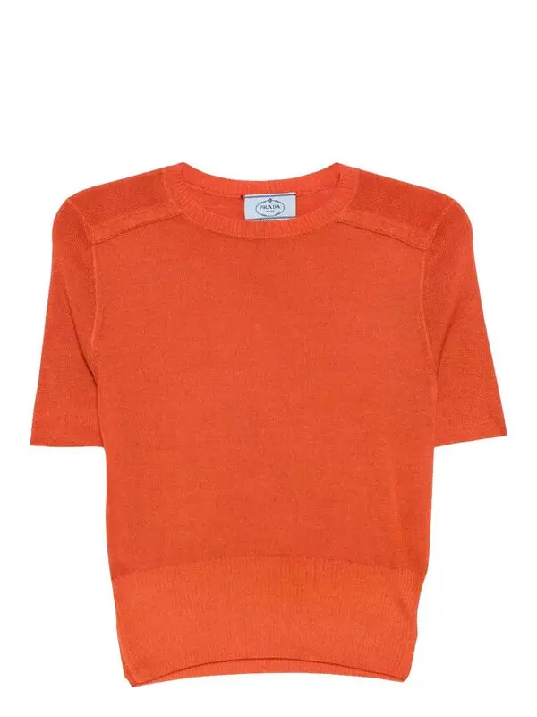 Prada Knitted Top - Orange