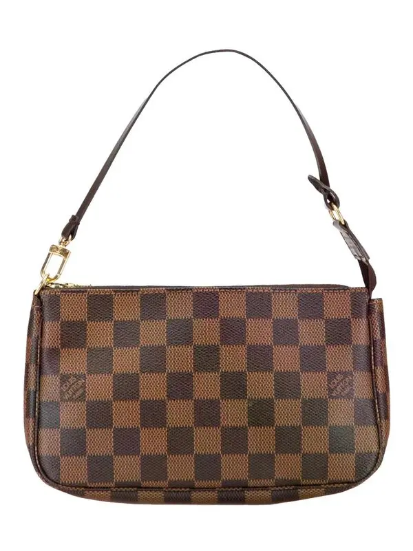 LOUIS VUITTON Pre-owned Damier Ebene Pochette Accessoires - Brown