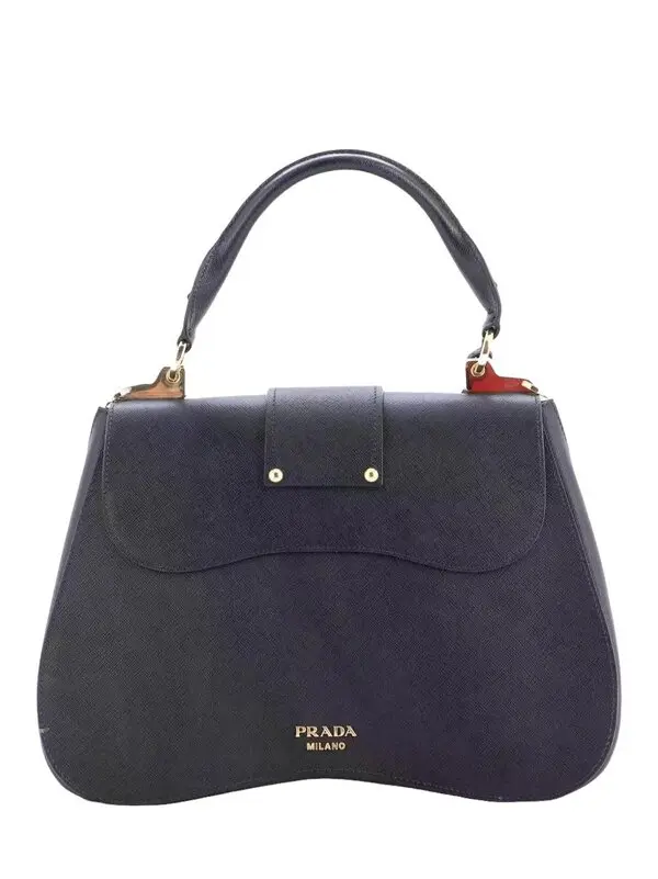 Prada Sidonie Top Handle Satchel - Black