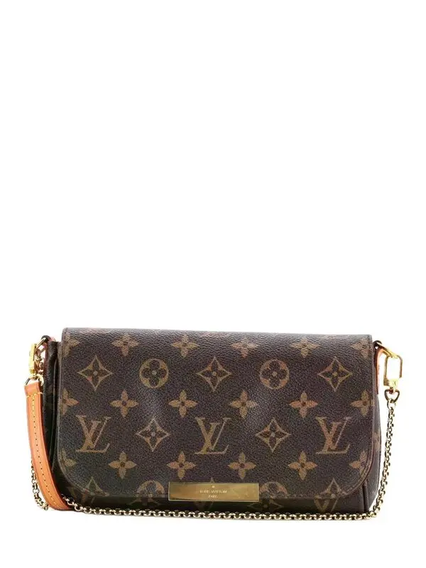LOUIS VUITTON Favorite Handbag Monogram Canvas Pm - Brown