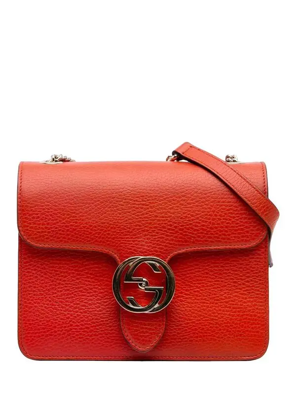 Gucci Interlocking G Crossbody Bag - Orange
