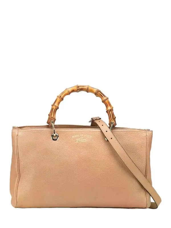Gucci Bamboo Shopper Satchel - Brown