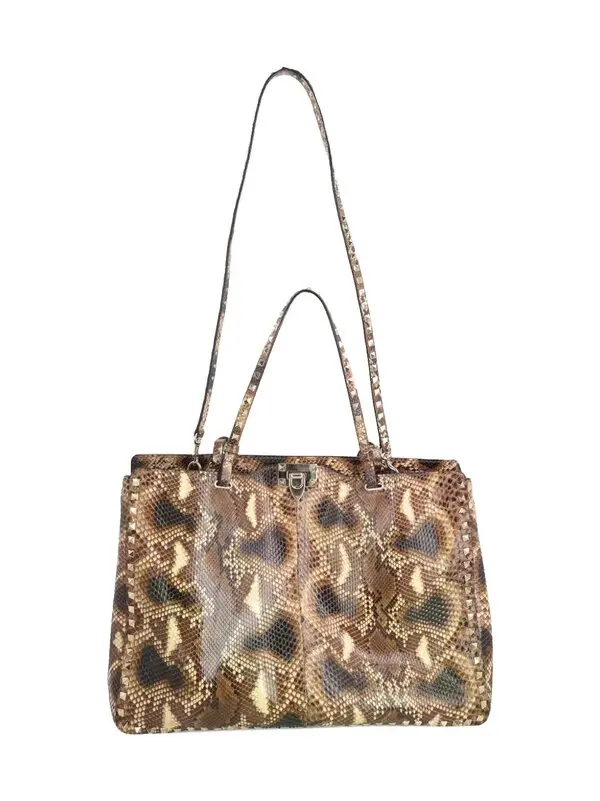 Valentino Garavani Rockstud Tote Bag - Brown