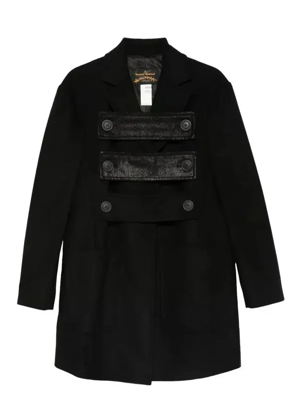 VIVIENNE WESTWOOD 2016-2017 Double-breasted Coat - Black