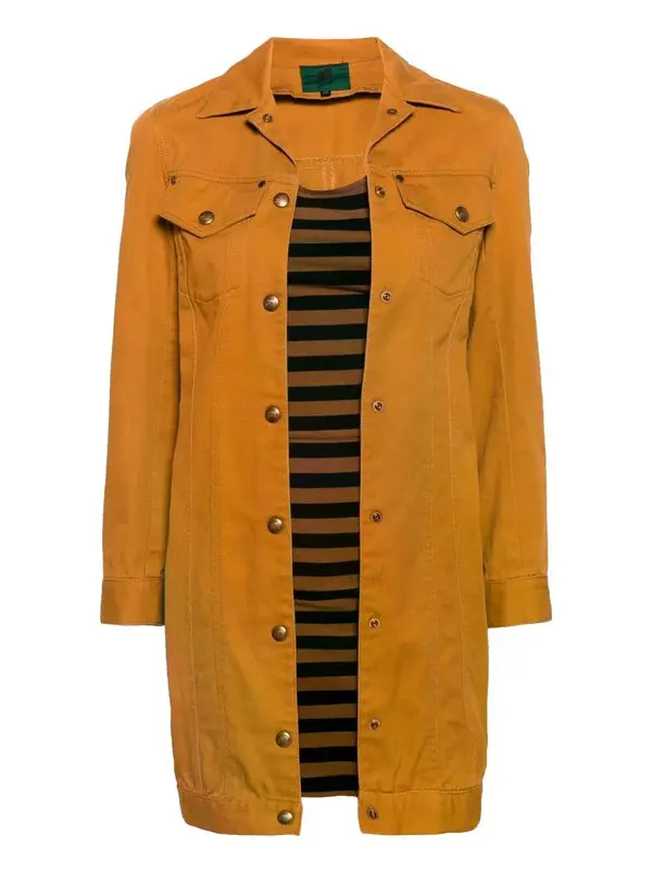 Jean Paul Gaultier 1980s Layered Shirt Minidress - Orange
