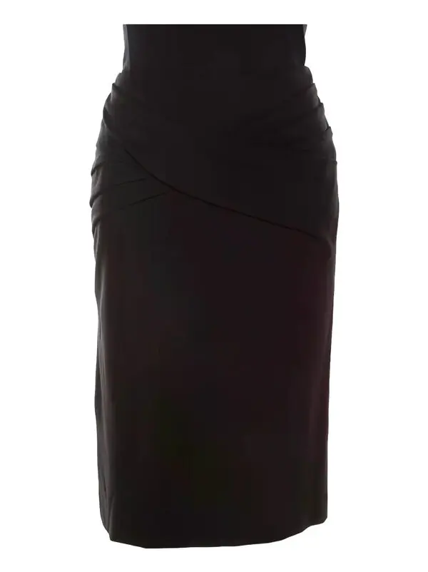 Escada Draped High-waist Skirt - Black