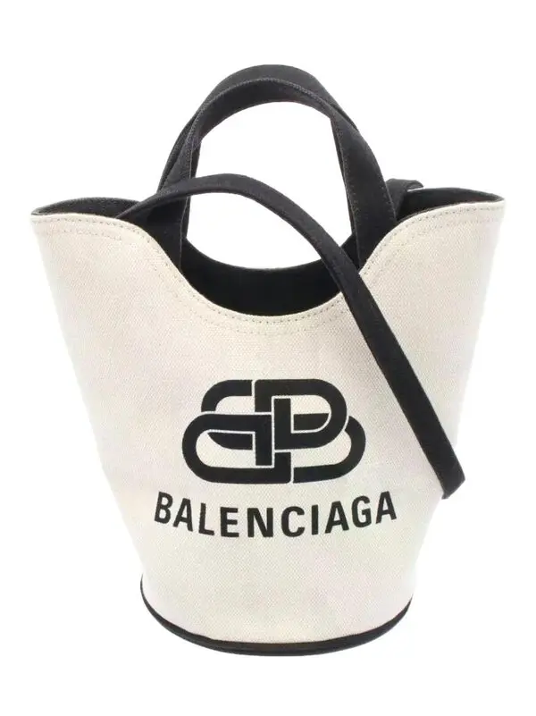 Balenciaga 2000s Wave Bucket Bag - Neutrals
