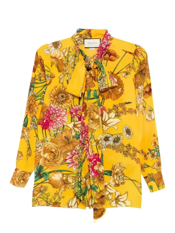 Gucci Floral Shirt - Yellow