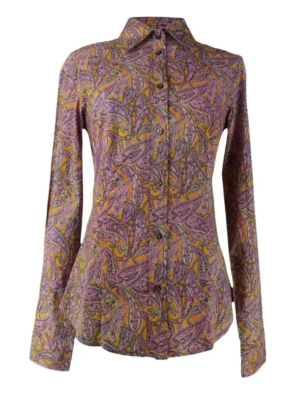 Etro Paisley-print Shirt - Orange
