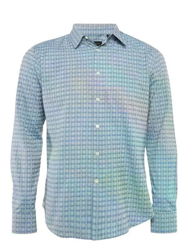 LOUIS VUITTON Checked Shirt - Blue