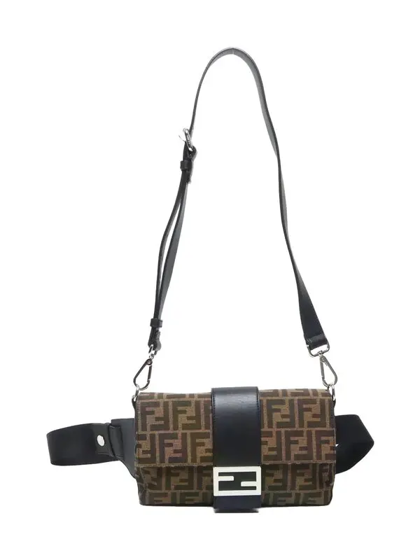 Fendi Zucca Handbag - Brown