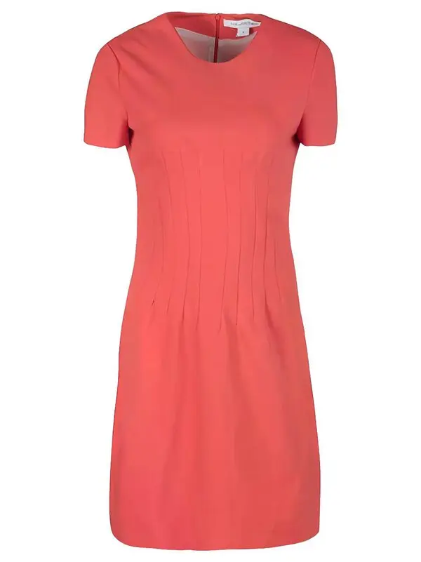 Diane Von Furstenberg Vintage Short-sleeved Midi Dress - Orange