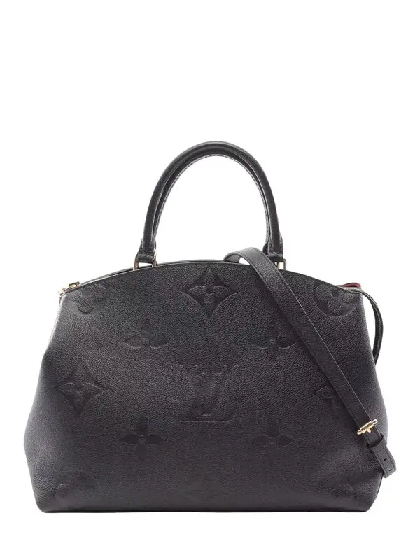 LOUIS VUITTON Monogram Empreinte Giant Grand Palais Satchel - Black