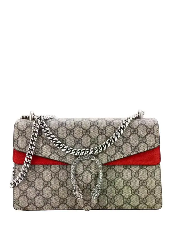 Gucci Dionysus Gg Coated Canvas Shoulder Bag - Neutrals