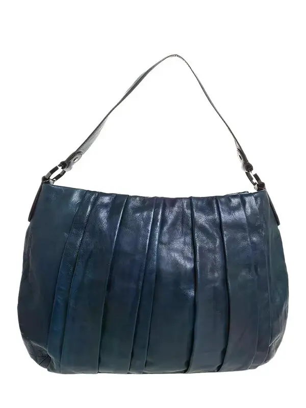 Dkny Pleated Shoulder Bag - Blue