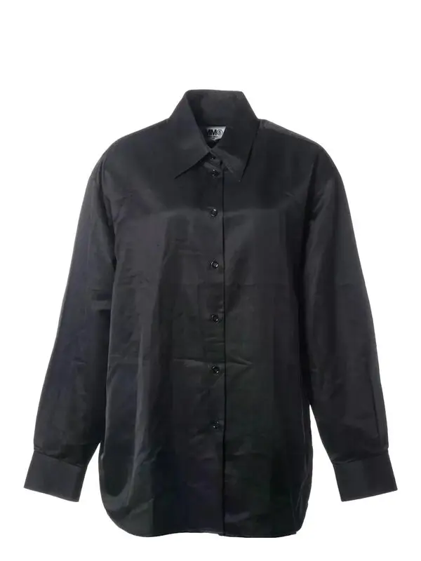 Maison Martin Margiela 2020 Back-print Long-sleeve Shirt - Black