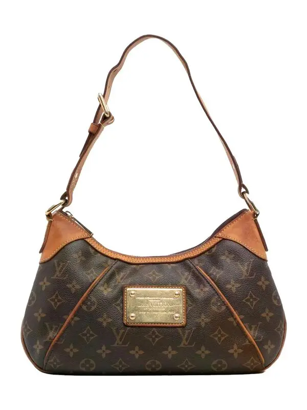 LOUIS VUITTON 2009 Monogram Thames Pm Shoulder Bag - Brown