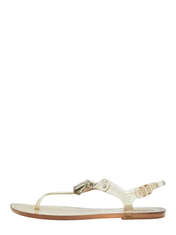 TOD'S Tassel-embellished Sandals - Neutrals