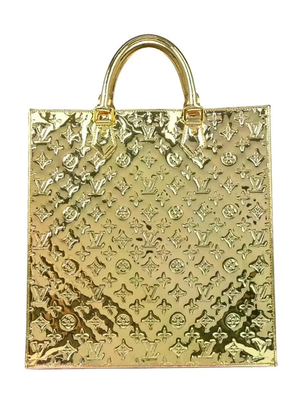 LOUIS VUITTON 2009 Sac Plat Tote Bag - Gold