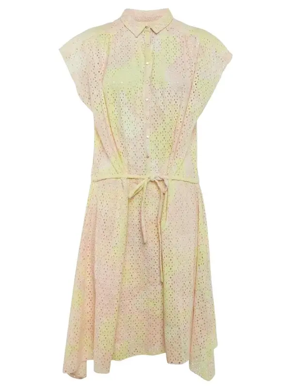 Zadig&Voltaire Cap-sleeve Button-up Dress - Pink