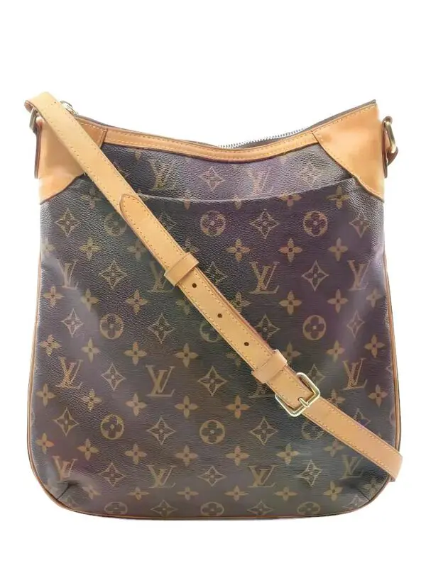 LOUIS VUITTON 2011 Odeon Mm Monogram Shoulder Bag - Brown