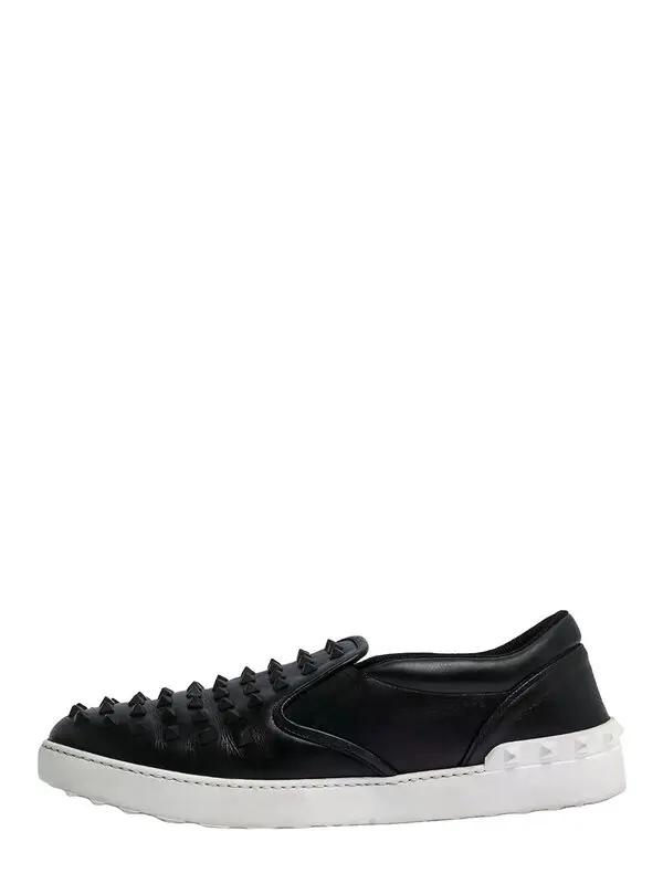 Valentino Garavani Spike-embellished Sneakers - Black