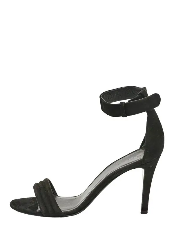 Celine 105mm Suede Sandals - Black