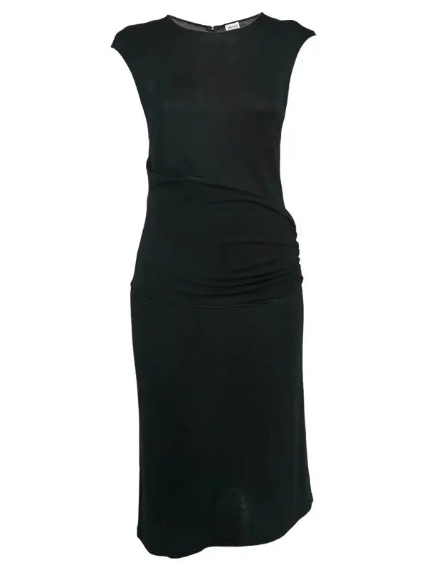 ARMANI Vintage Draped Dress - Black