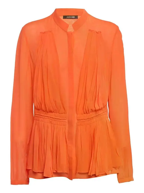 Roberto Cavalli Vintage Silk Blouse - Orange