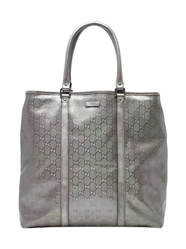 Gucci Gg Imprime Joy Vertical Tote Bag - Grey
