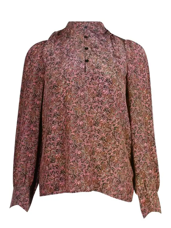 Vanessa Bruno Floral-print Ned Blouse - Pink