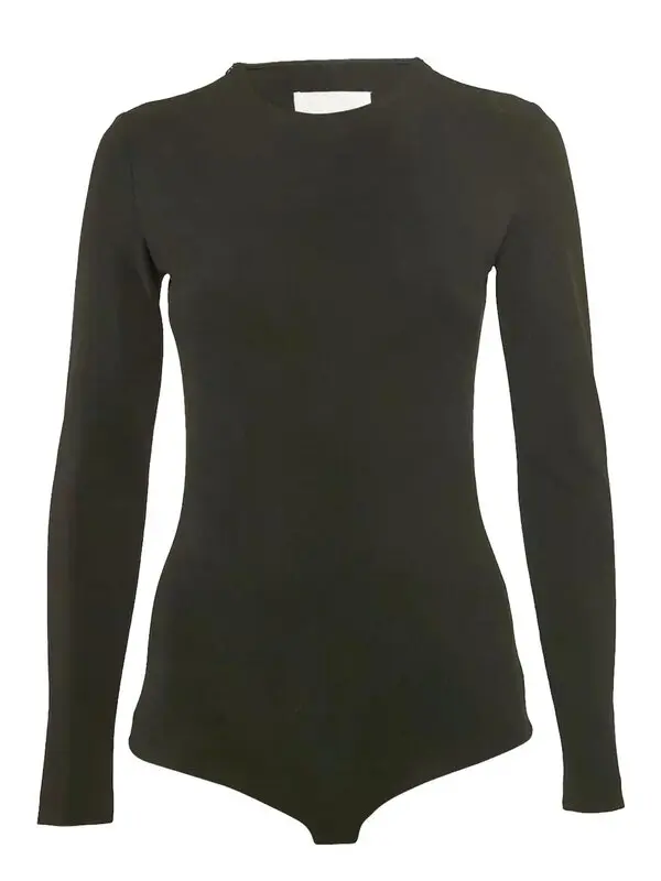 Solace London Long-sleeved Bodysuit - Black