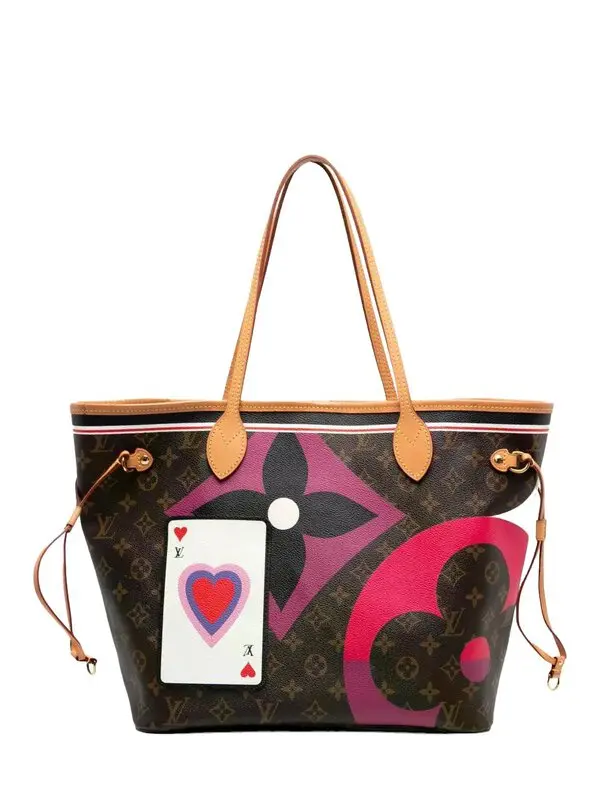 LOUIS VUITTON 2020 Monogram Game On Neverfull Mm Tote Bag - Brown