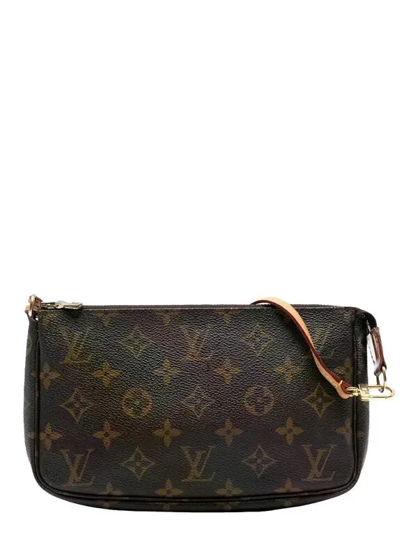 LOUIS VUITTON 1999 Monogram Pochette Accessoires Shoulder Bag - Brown