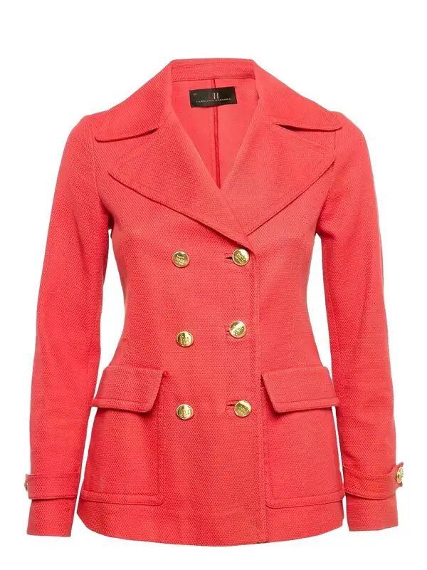 Carolina Herrera Double-breasted Tailored Jacket - Red