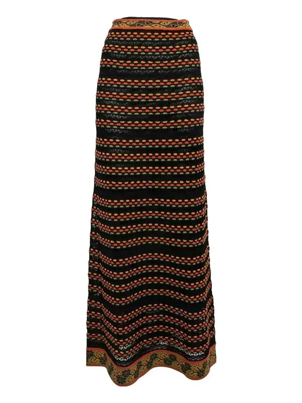Missoni Pointelle-knit Skirt - Black