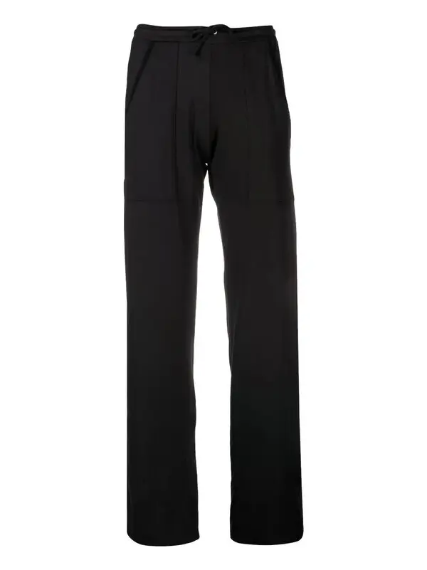 Dior Logo Cut-out Jogger Pants - Black