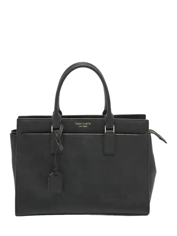Kate Spade New York Leather Tote Bag - Black