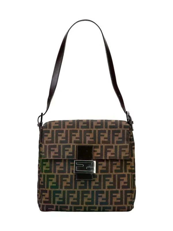 Fendi 20th Century Zucca Canvas Shoulder Bag - Brown