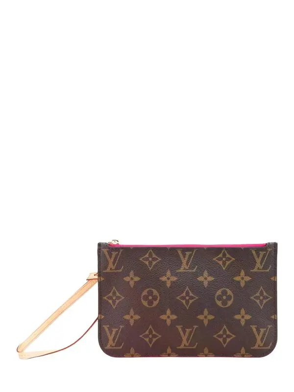 LOUIS VUITTON 2020 Monogram Neverfull Pouch - Brown