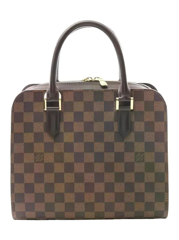 LOUIS VUITTON 2003 Triana Damier-ebene Handbag - Brown