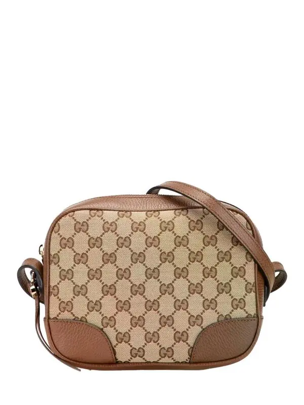 Gucci Gg Canvas Bree Crossbody Bag - Brown