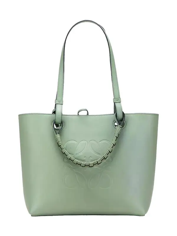 Loewe Anagram Tote Satchel - Green