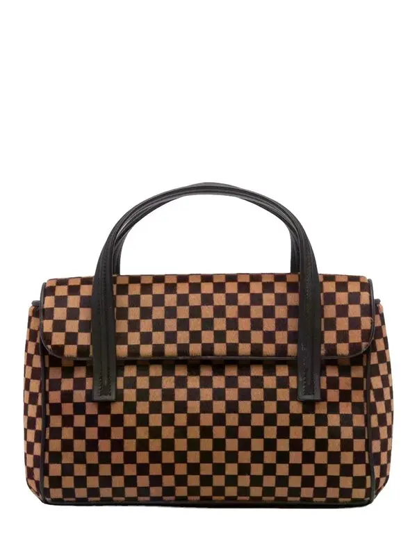 LOUIS VUITTON 2003 Damier Sauvage Lionne Handbag - Brown