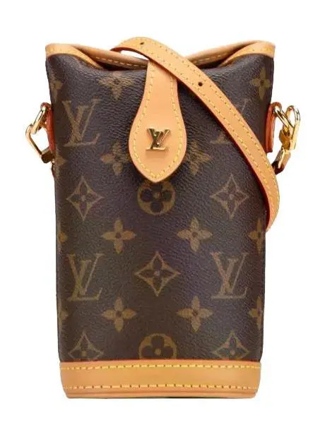 LOUIS VUITTON Monogram Fold Me Pouch Crossbody Bag - Brown