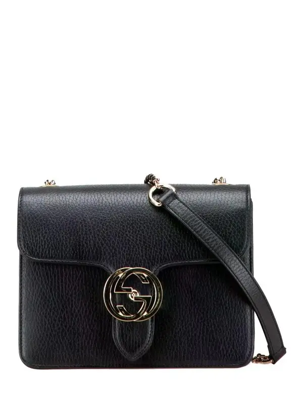 Gucci Interlocking G Crossbody Bag - Black